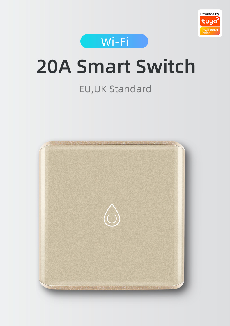 220v smart switch 20A/3200W Smart Switch 1gang Wi-Fi N+Lline EU/UK 220v ...
